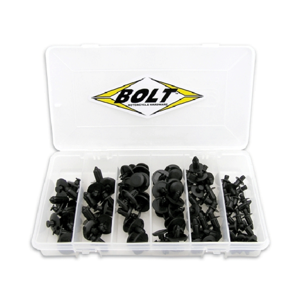 Plastic Rivet Fairing Screw Pull Pry Expandable Plug Kit Sports Bikes ...