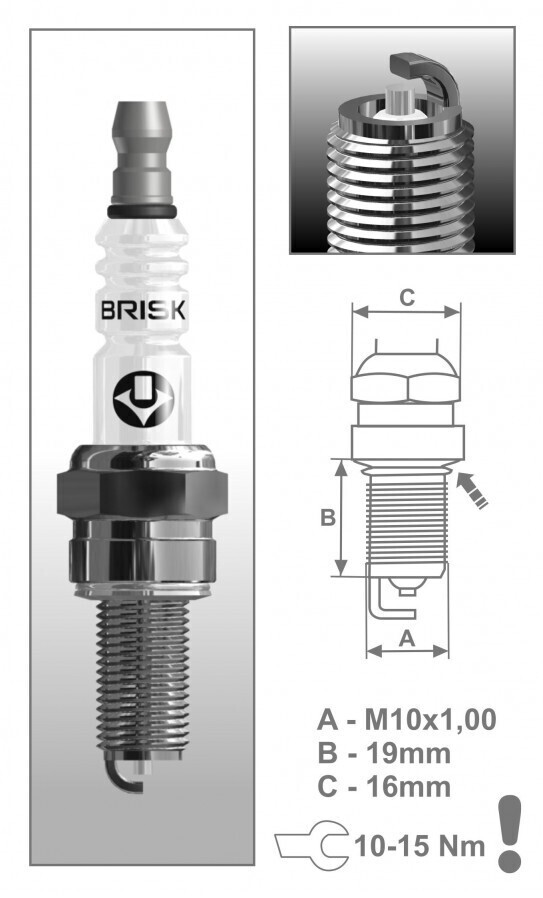 Spark Plug AR10C (CR9E) for Harley Davidson FXBB Street Bob 2019 to ...