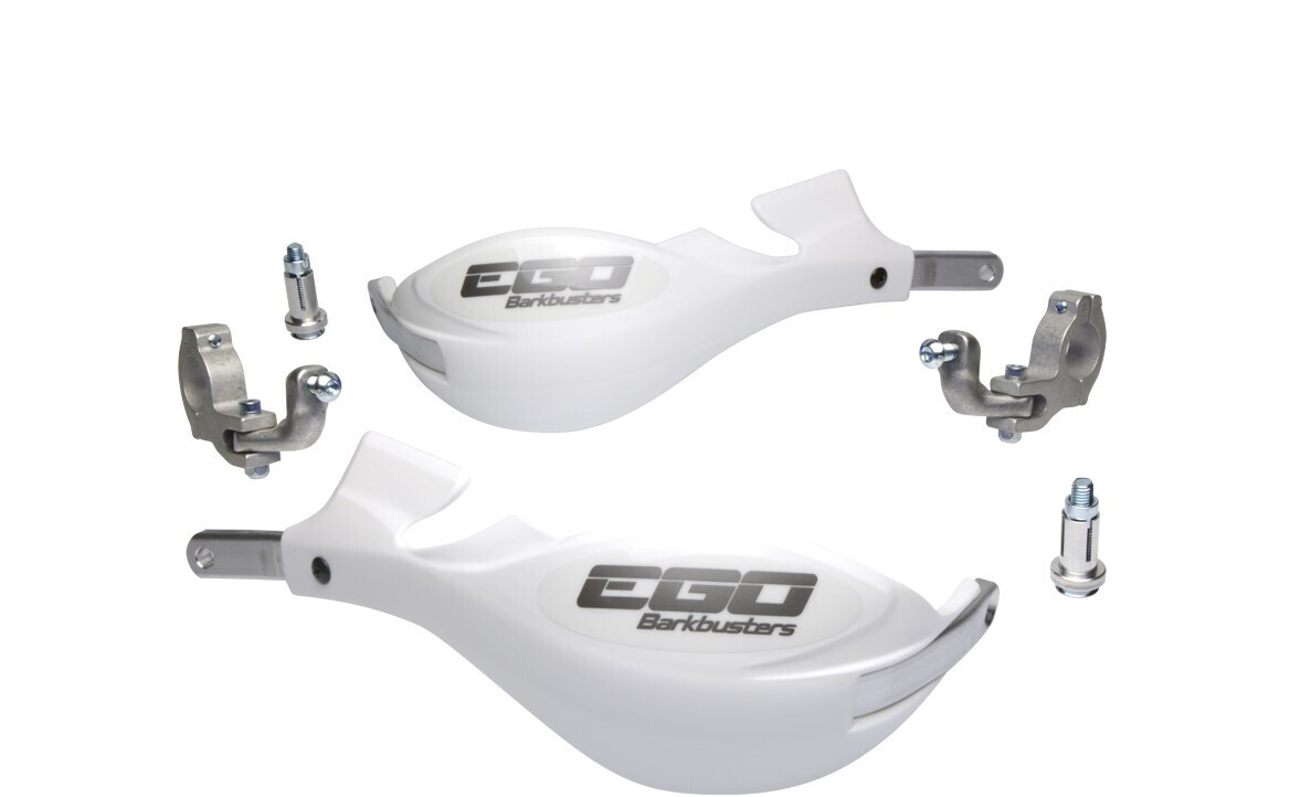 Barkbusters EGO Hand Guards White Color for Yamaha WR450F for Tapered Bars