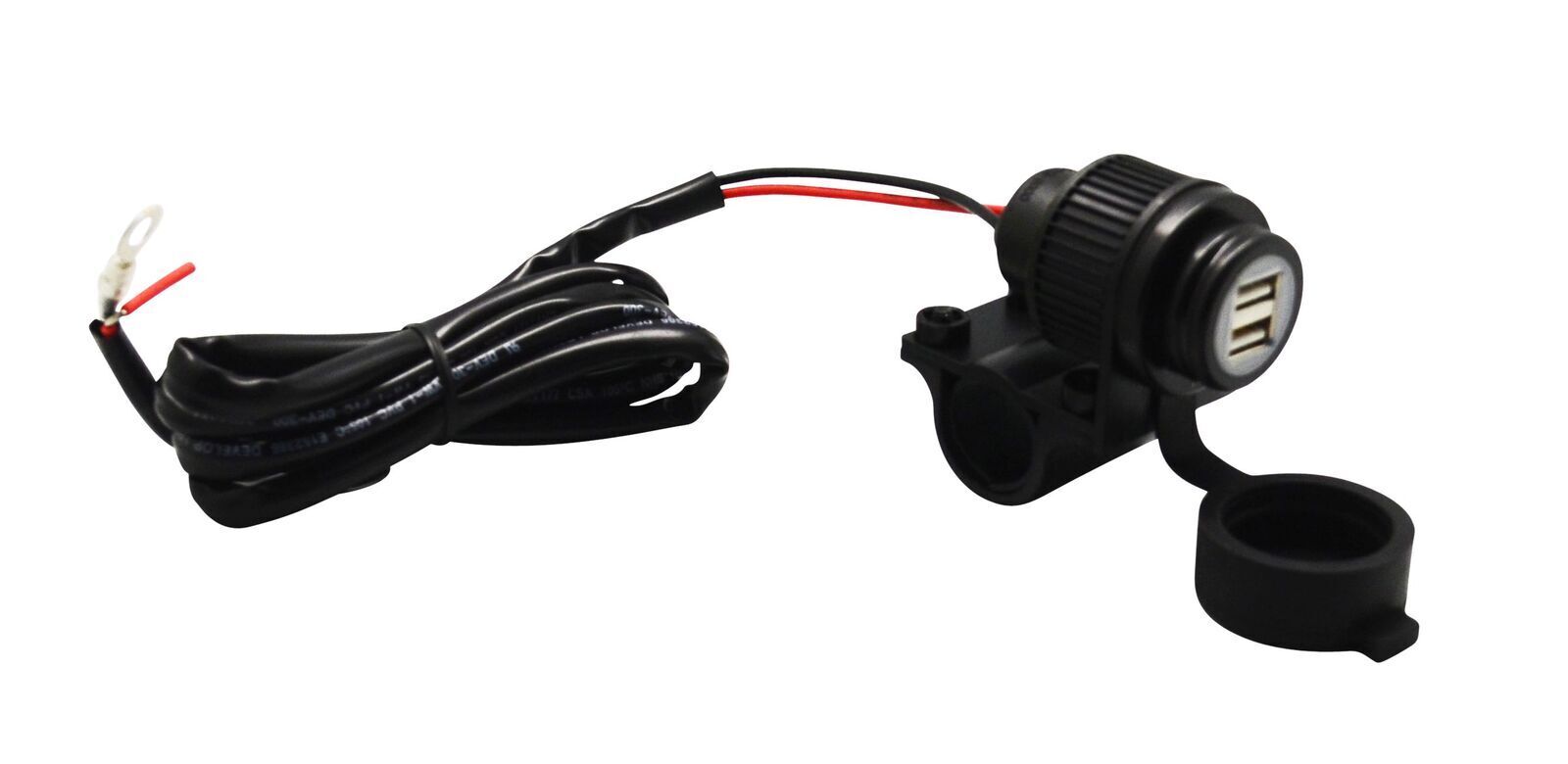 Motorcycle Handle Bar Mount USB Charger | Weather Resistant Twin Power