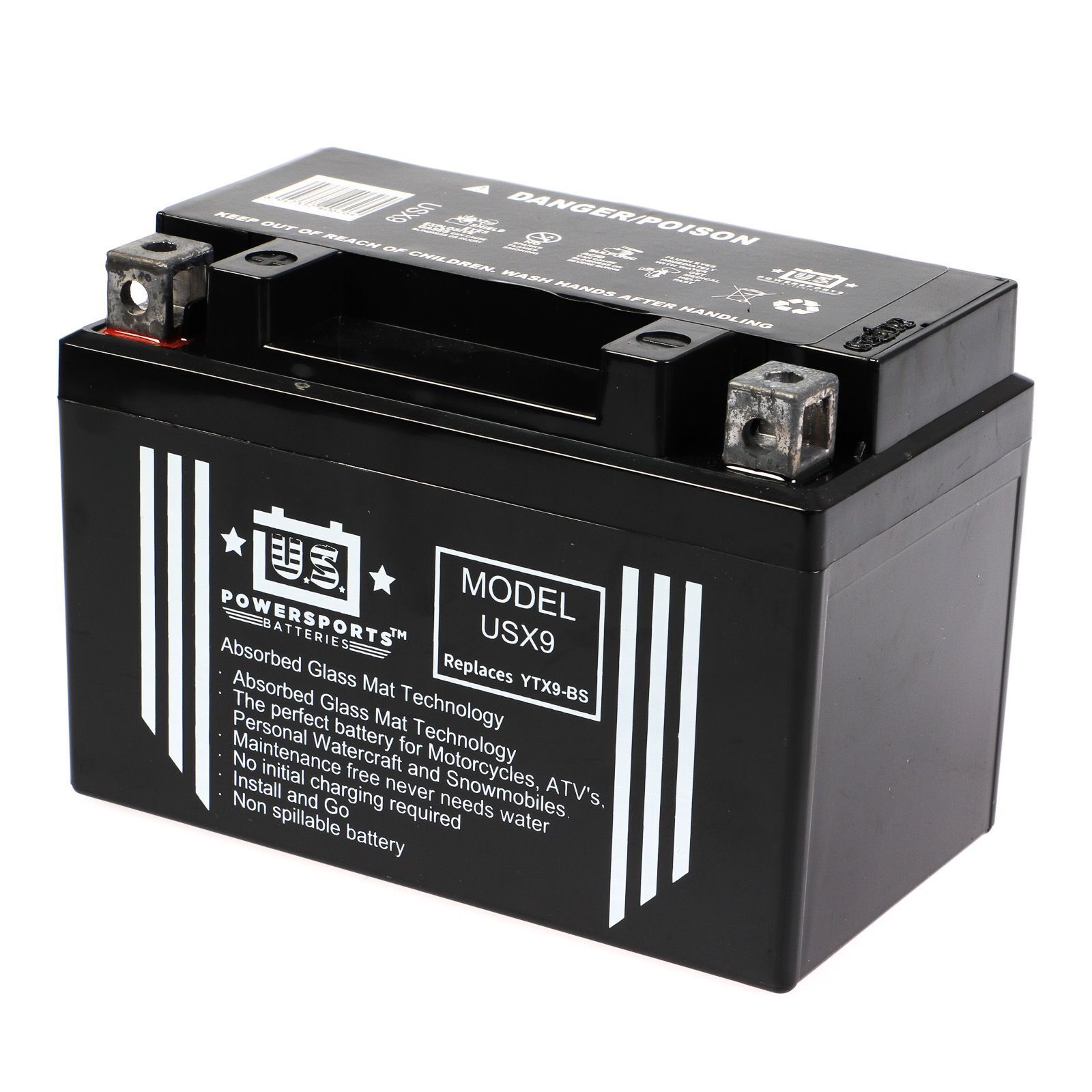 USPS AGM Battery USX9 for Honda CB400 SF Super Four V-Tec NC39 1999 to ...