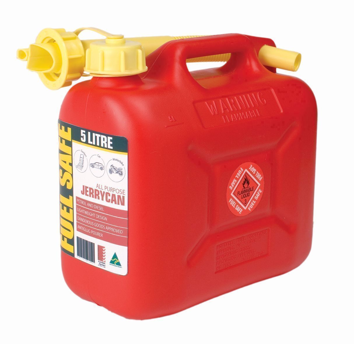 Fuel-Safe Fuel Can 5 Litre - MCS